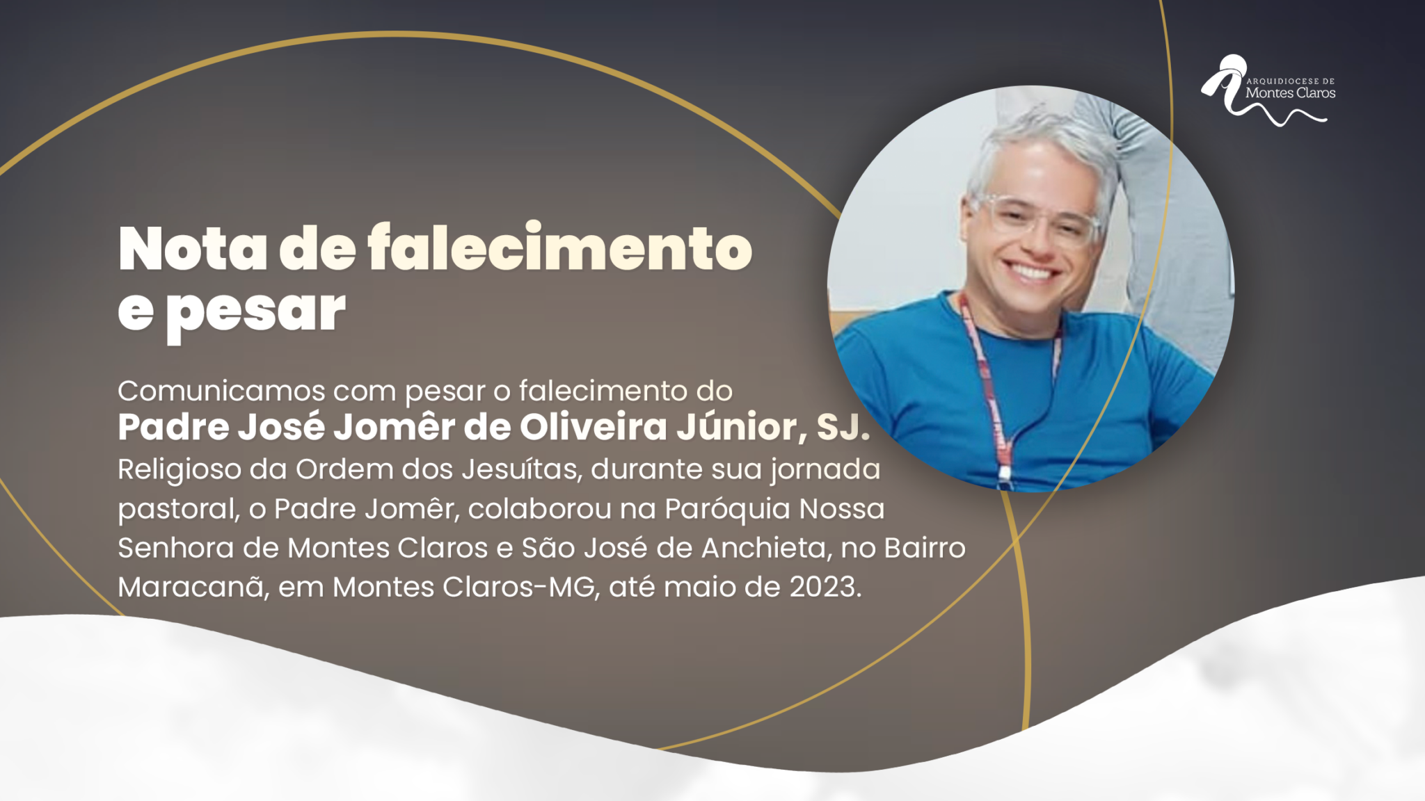Comunicamos com pesar o falecimento do Padre Jomêr, SJ | Arquidiocese ...
